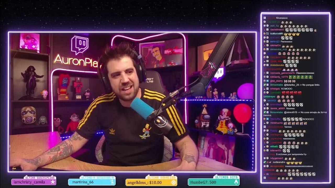 Auron anuncia su retiro Como Streamer- 1 de Julio 2024 - YouTube