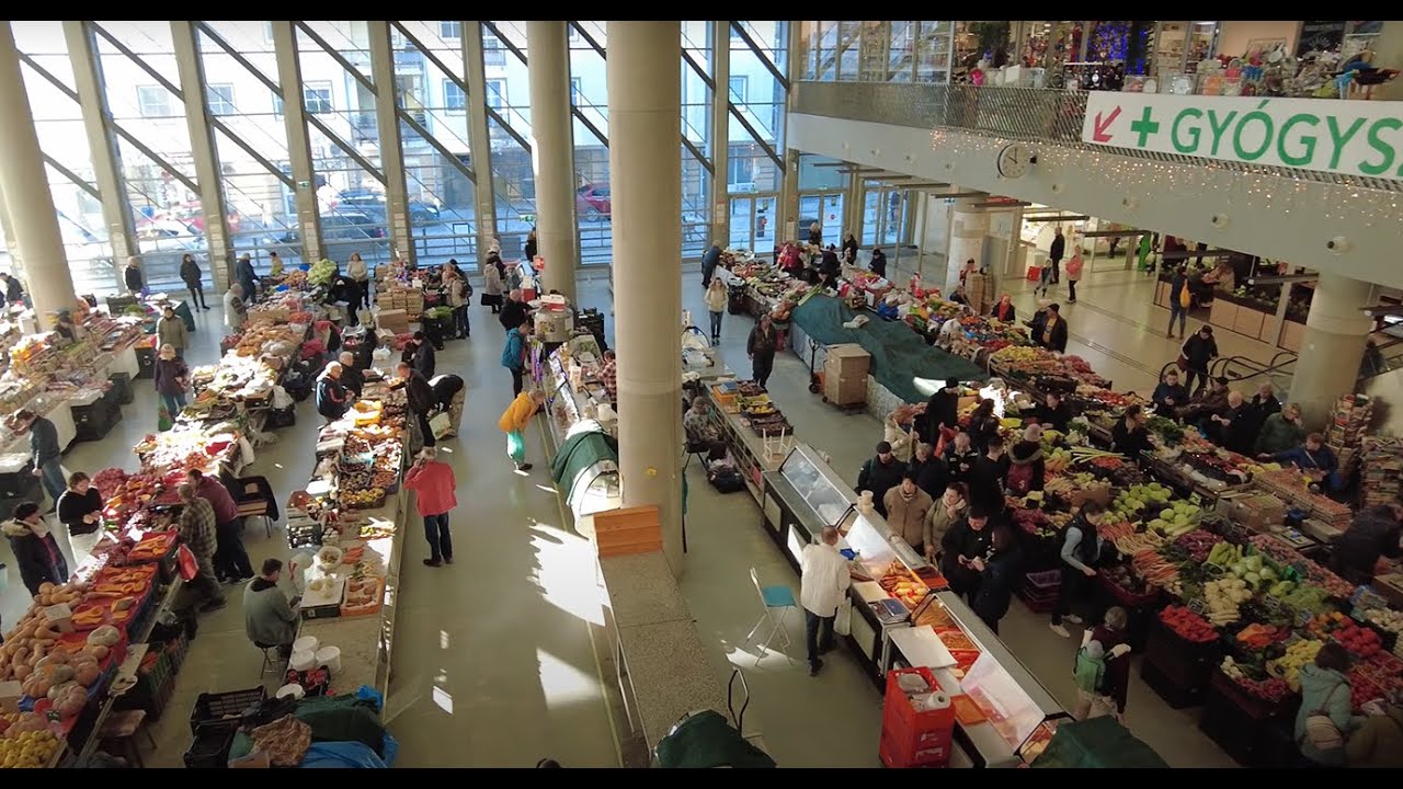 Újpesti Piac és Vásárcsarnok - Újpest Market Hall - Budapest [4k Ultra ...