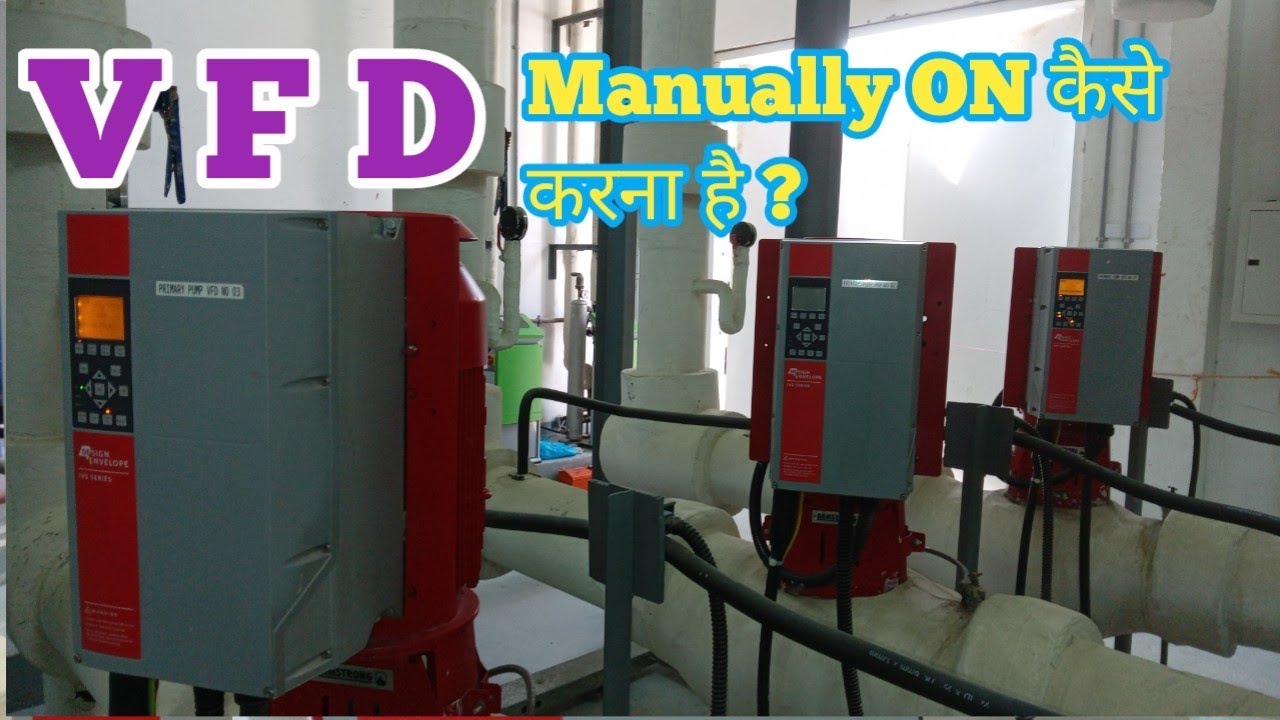 How to Run V F D Manually | variable frequency drive Run by manual mode ...