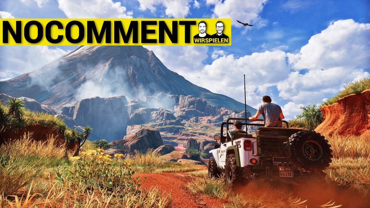 "Uncharted 4" Gameplay: Jeep, Action, Madagascar (2016) - YouTube