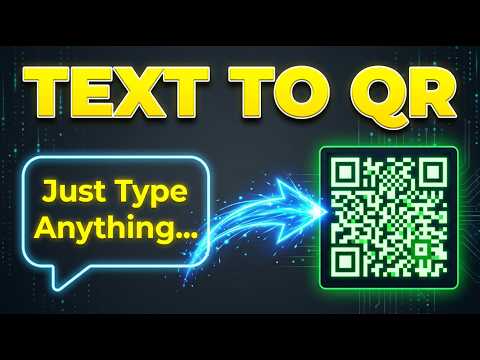 How to Convert Text to QR Code (Free & Custom Design!)