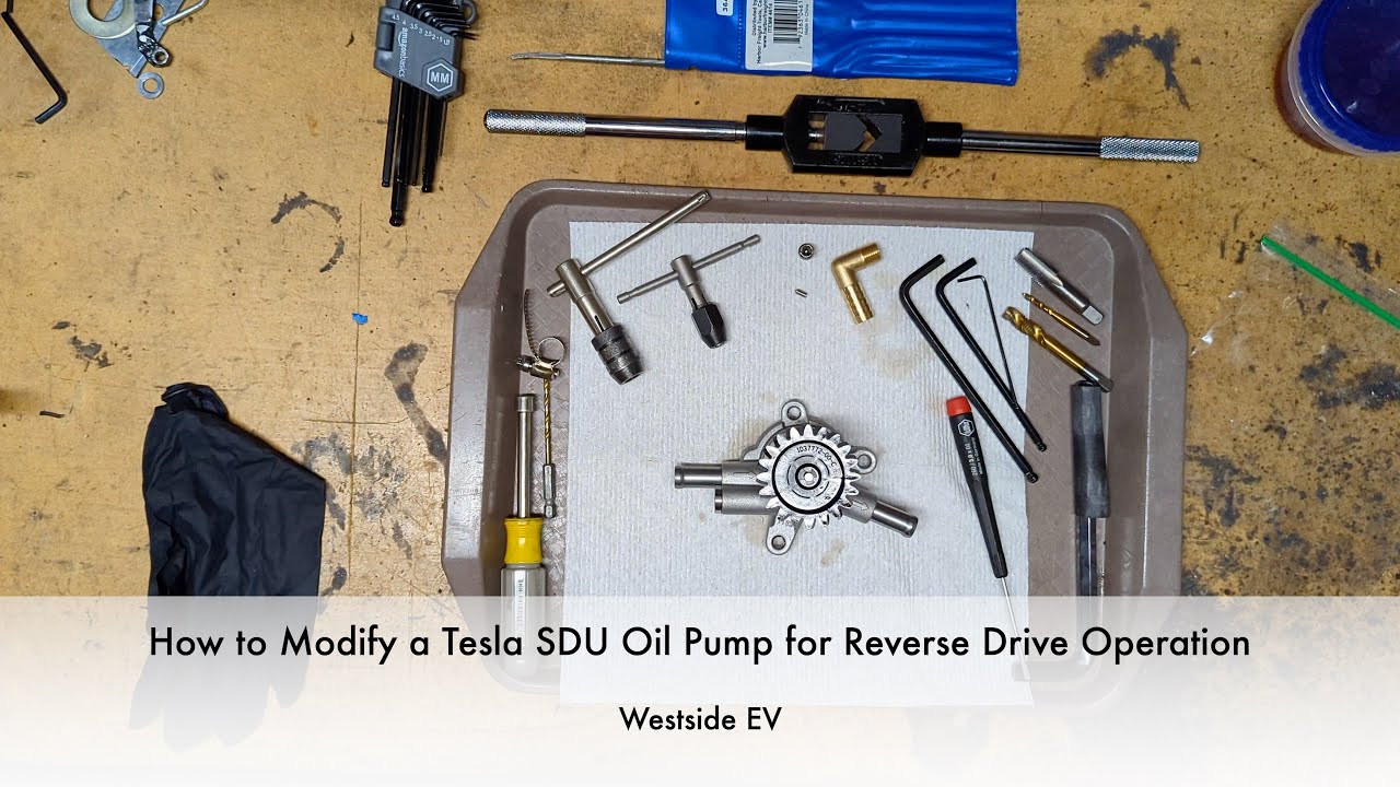 Tesla SDU Oil Pump Reverse Mod - YouTube