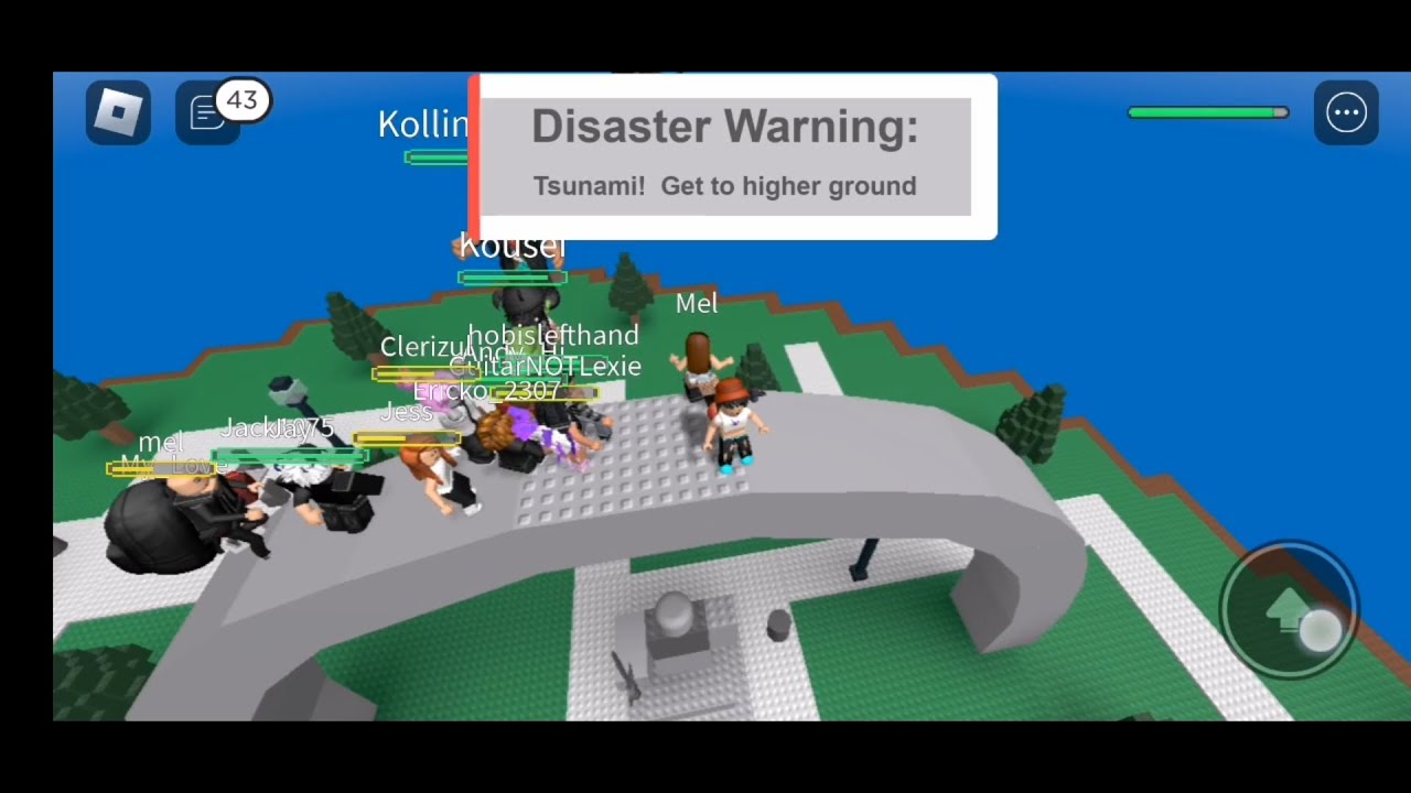 WE survive with TSUNAMI Natural Disaster | Roblox - YouTube