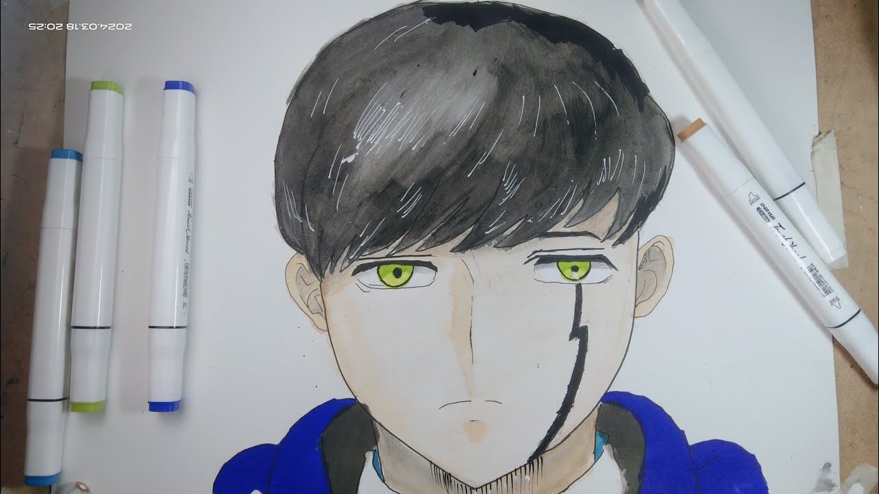 Step-by-Step Guide: How to Draw Mash from Mashle magic and muscles ...