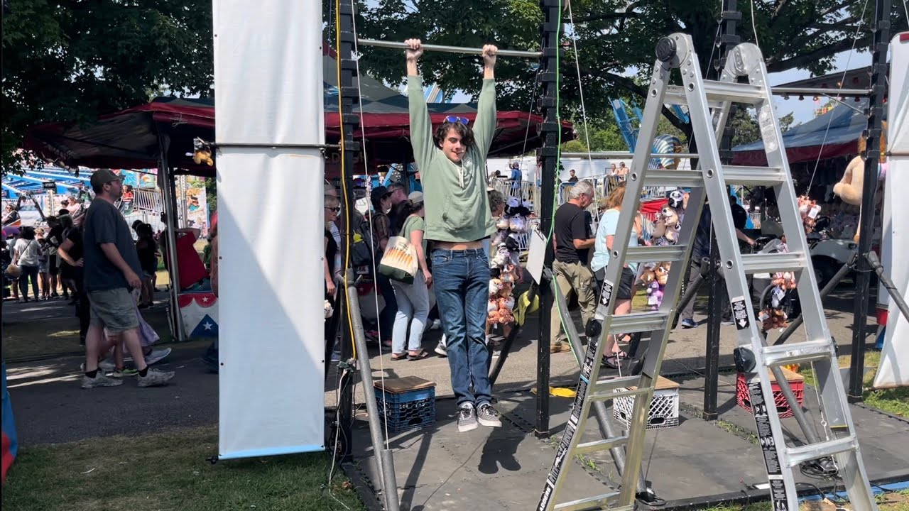 These bar hanging games are impossible - YouTube
