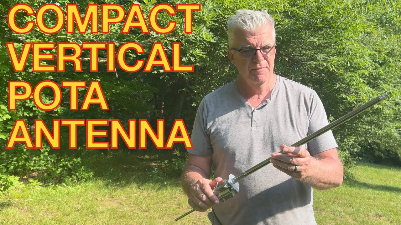 Testing a 20m-10m ham radio antenna for POTA by N4VS - YouTube