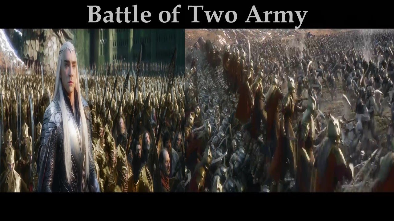 Battle Of Two Armies | Epic final battle scene | Two steps from hell ...