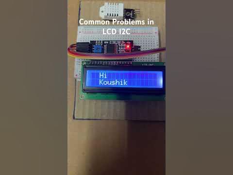 lcd problem - Common Problem in LCD I2C. #Arduino #project #diy #lcd #screen problem - YouTube
