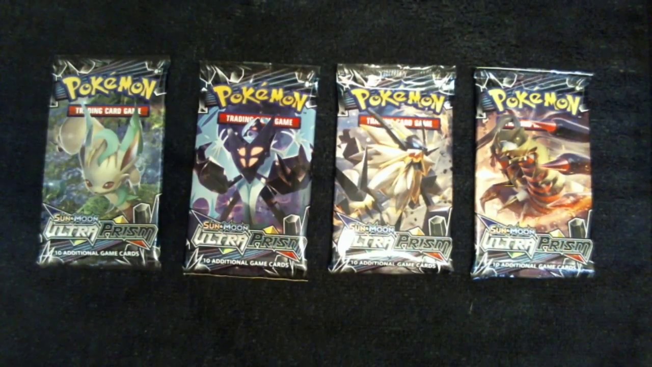 Pokemon Ultra Prism Booster Packs Opening - YouTube