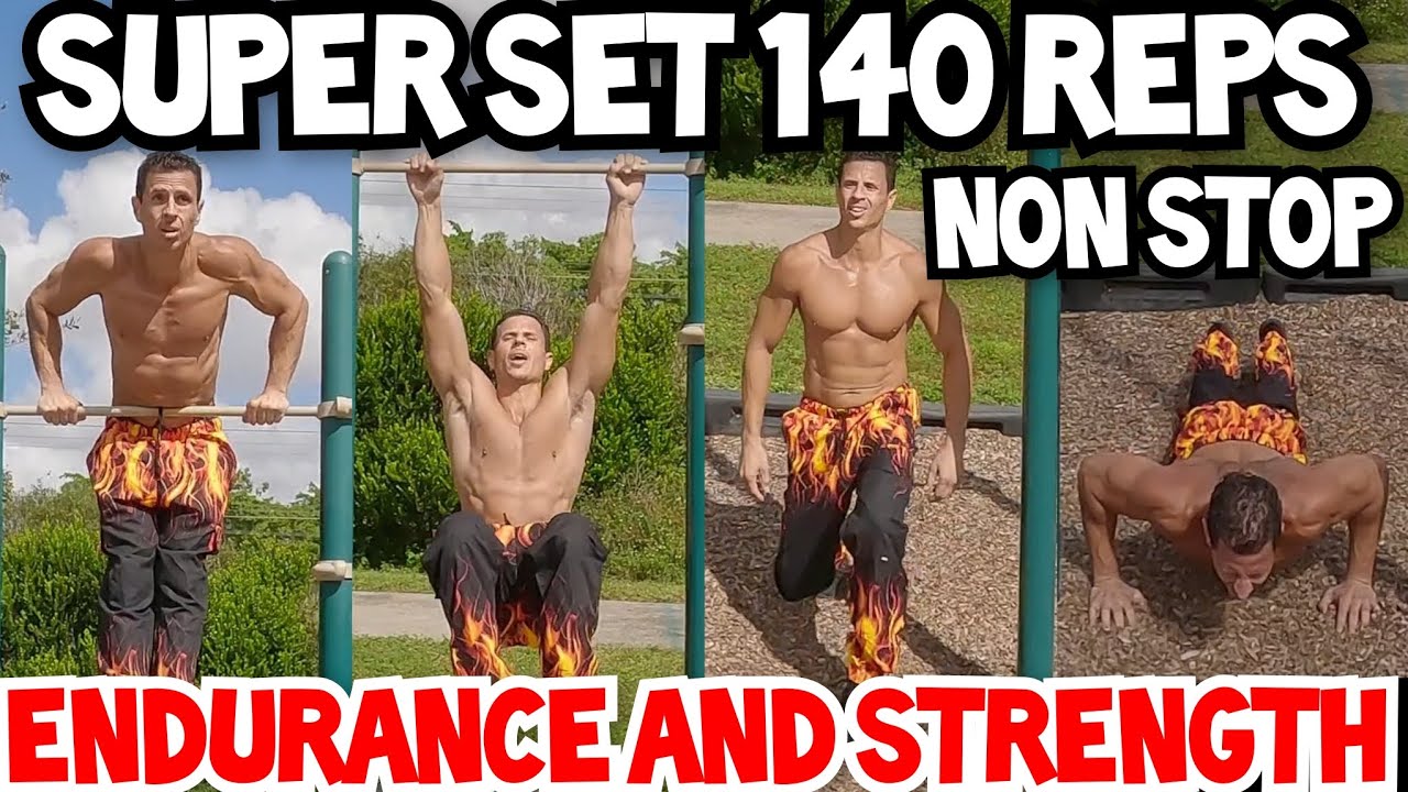 ENDURANCE AND STRENGTH SUPER SET WORKOUT EVERYDAY #workout #fitness # ...