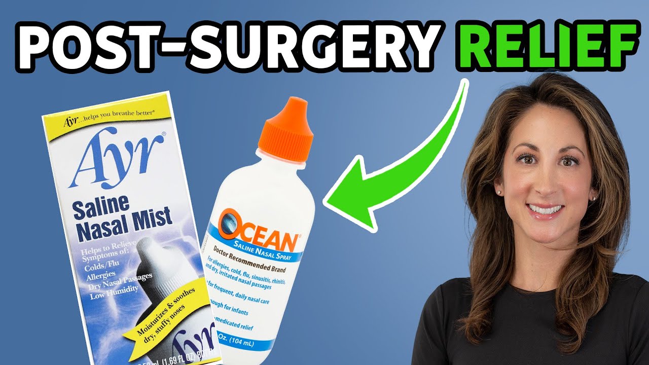 Using Nasal Sprays After Rhinoplasty and Jaw Surgery | Post-Op Recovery ...