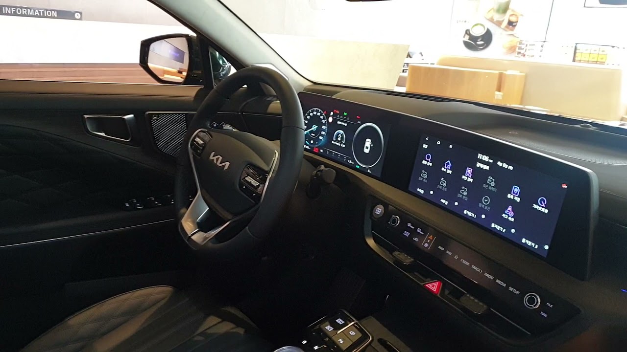 기아 K8 실내 구경 - YouTube