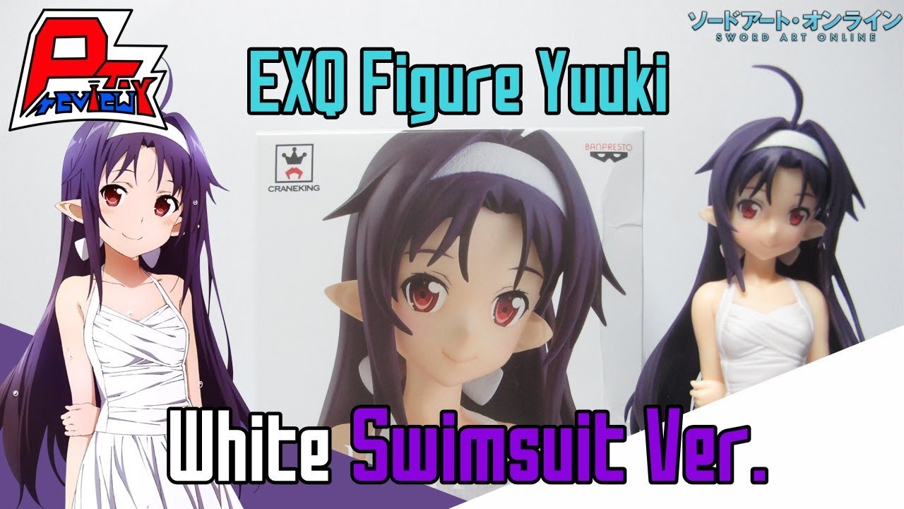 Review ฟิกเกอร์ยูกิชุดว่ายน้ำสีขาว EXQ Figure Yuuki White Swimsuit Ver. Sword Art Online - YouTube