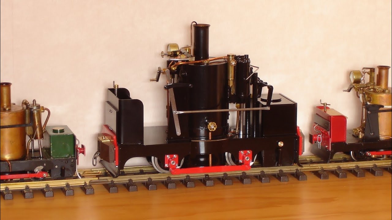 George Henry De Winton 0-4-0VBT live steam locomotive 24 mm Scale - YouTube