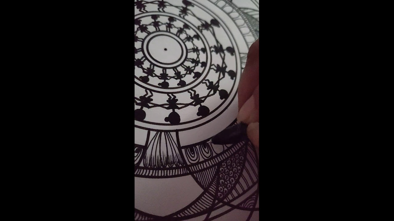 Basics of Mandala Filling - YouTube
