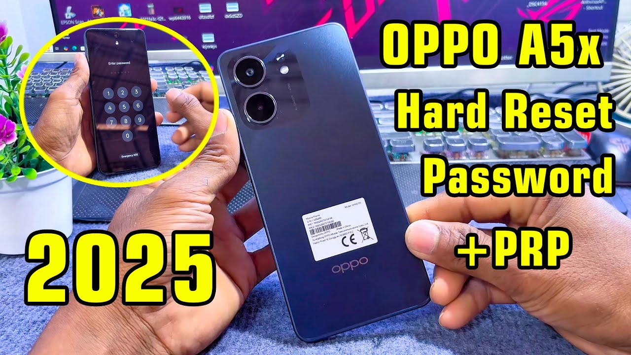 OPPO A5x Hard Reset+Google / FRP Bypass | OPPO A5 / A5x / A5 Pro / F25 ...
