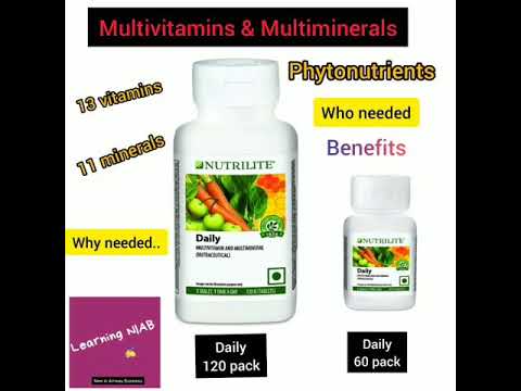 Amway Nutrilite Daily ( Multivitamin & Multimineral ) I Best ...