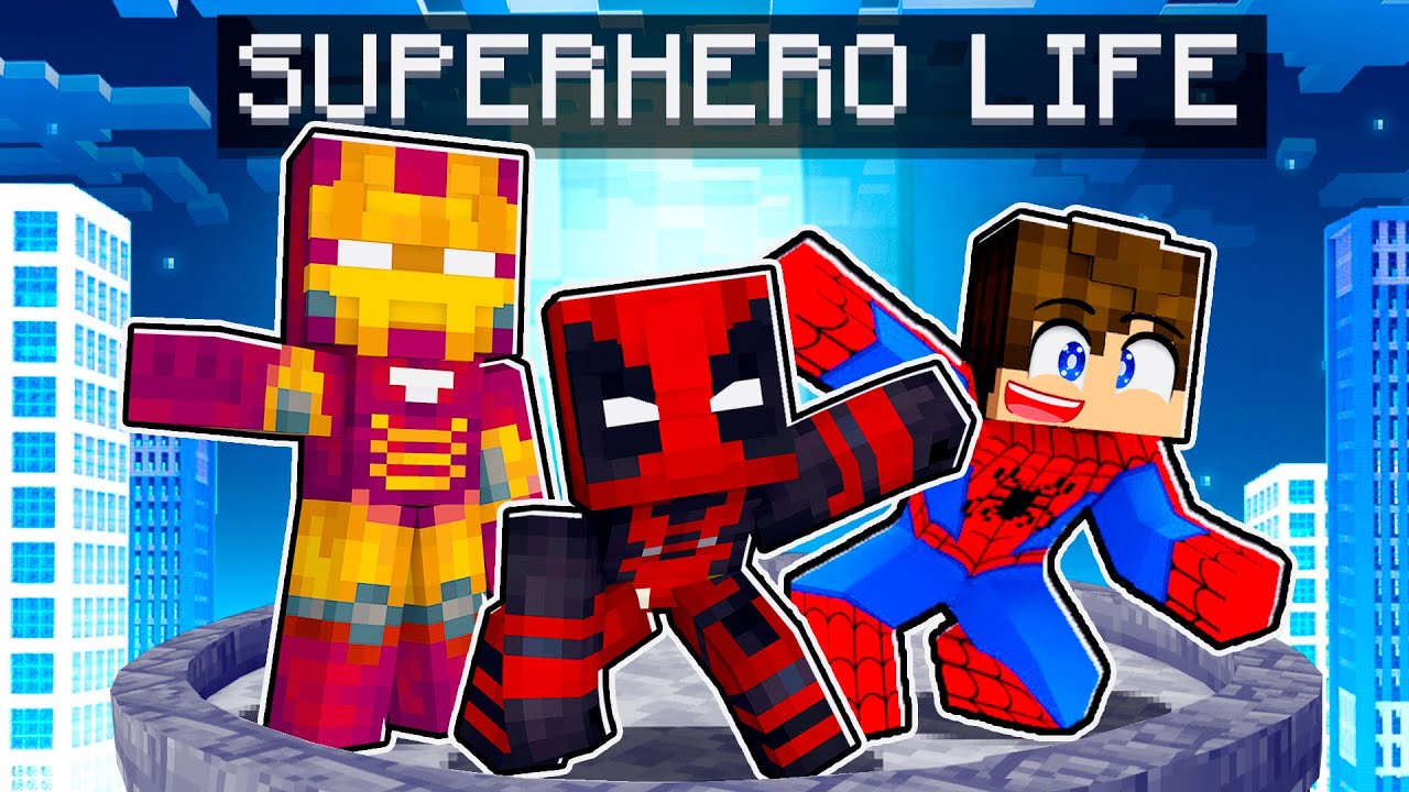 Je DEVIENS un SUPER HERO sur Minecraft ! - YouTube