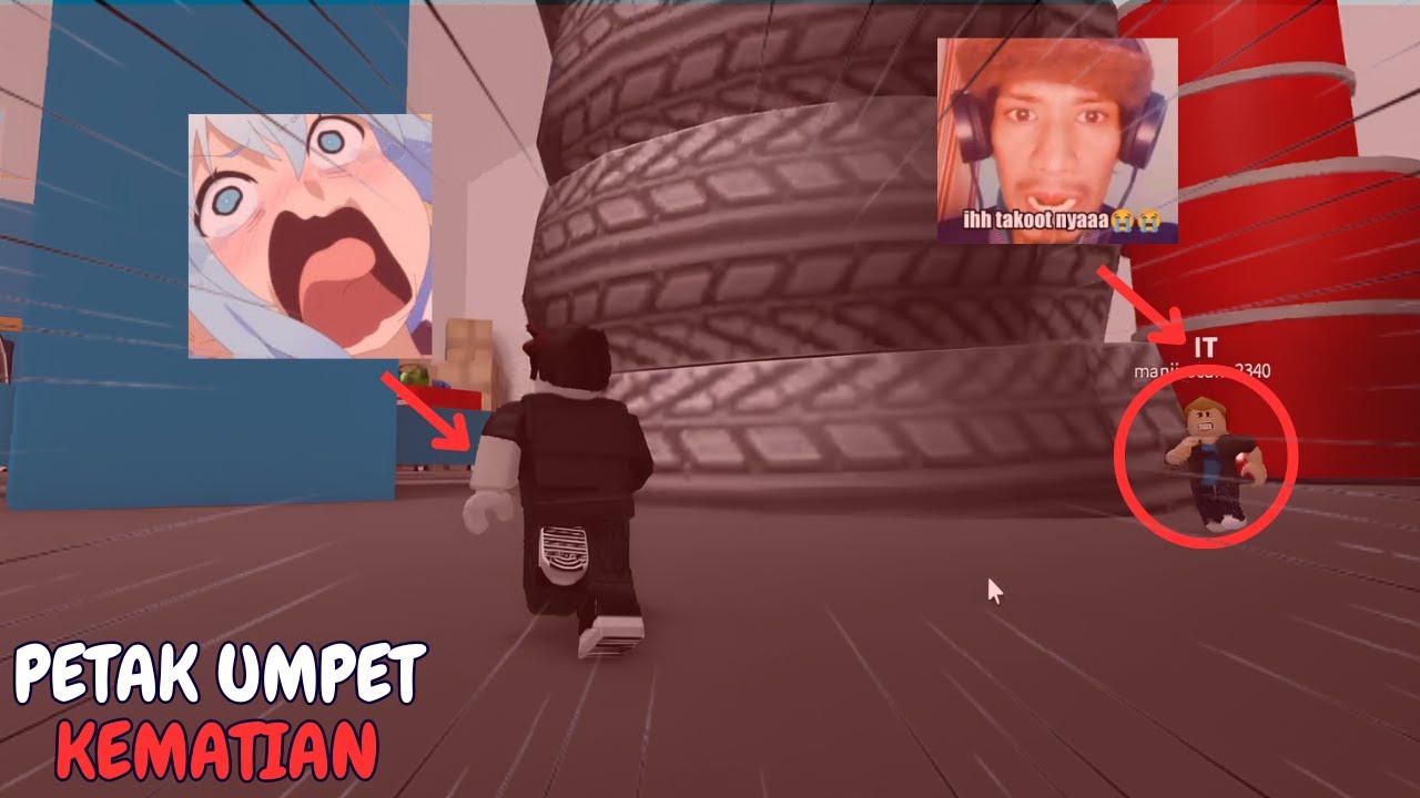 DIKEJAR SOSOK TINGGI KIRIS! ROBLOX INDONESIA [HIDE AND SEEK] - YouTube