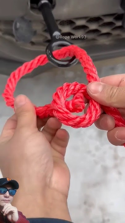 Watch it when you travel#rope#knots #knot#craft#diy#skills#climing#lifeskills#howto#tip#idea# ...