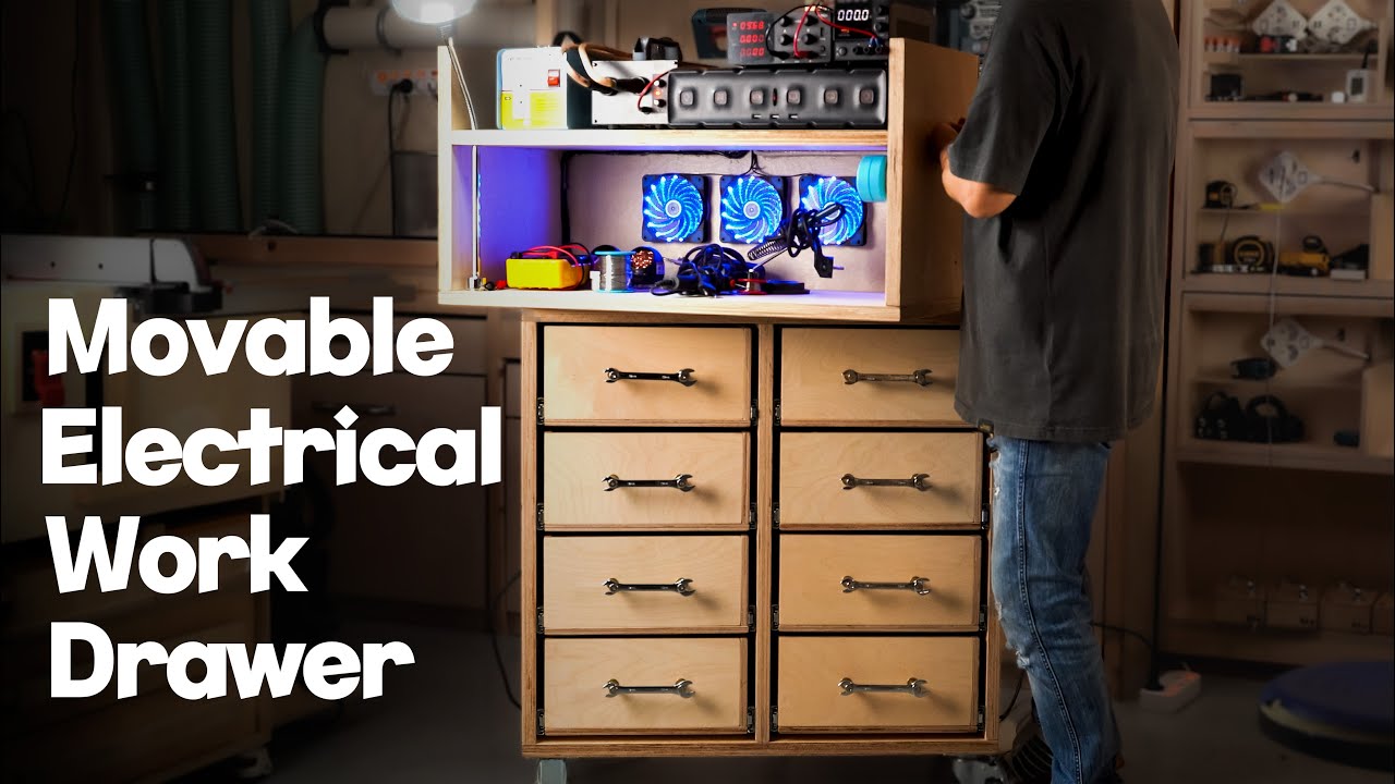 Movable Electrical Work Drawer (Full.ver) / DIY - YouTube