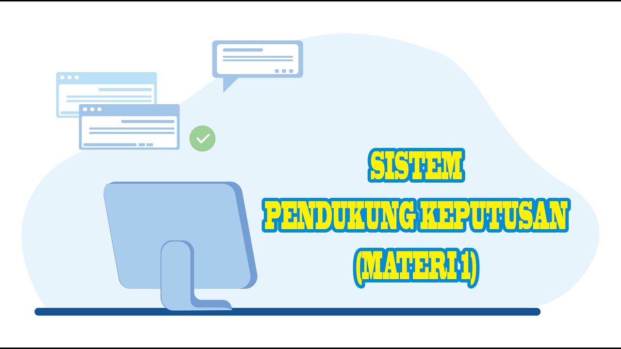 [1] SPK - Sistem Pendukung Keputusan - YouTube