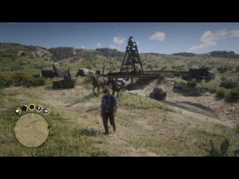 Red Dead Redemption 2 - Oil Derrick & Dinosaur Bone location - YouTube