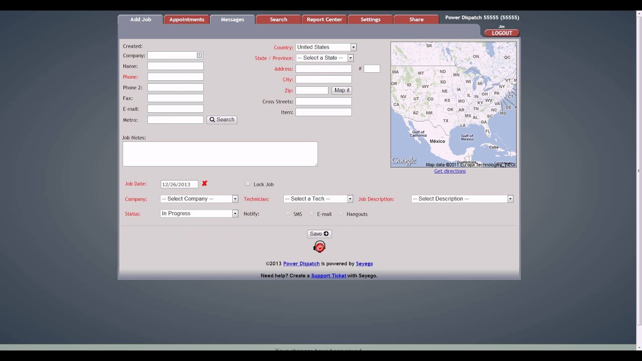 Two-Way Messaging - PowerDispatch Lite - YouTube