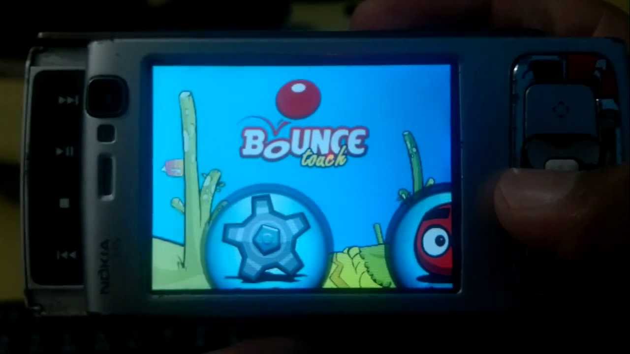 Bounce touch de N8 rodando no N95 - YouTube