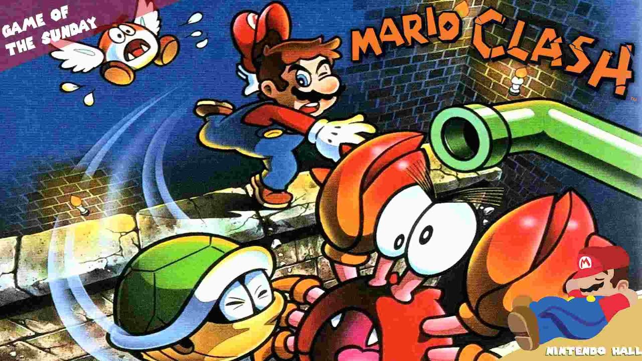 Mario Clash (Virtual Boy) First Stereoscopic 3D Mario game (Mario Bros ...
