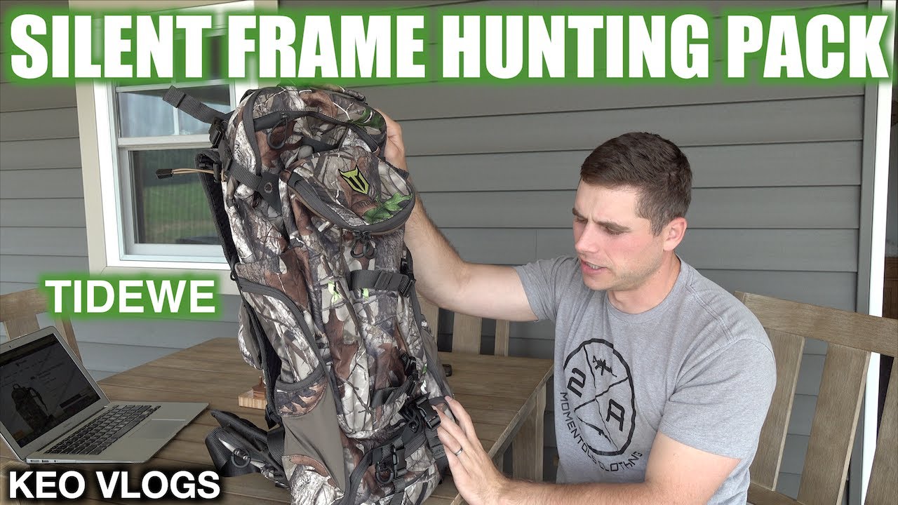 TIDEWE Hunting Pack With Silent Frame - YouTube