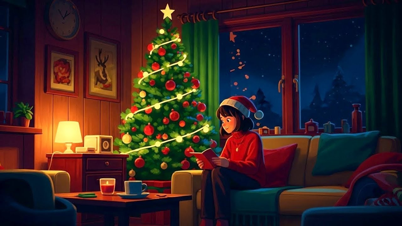 Chill Christmas Lo-Fi ️ Soft Festive Beats for Cozy December Nights ...