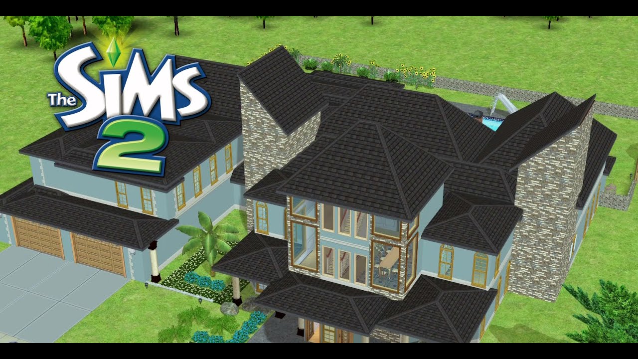 The Sims 2 Speed Build - Woodwalk Way - with upbeat instrumental music ...