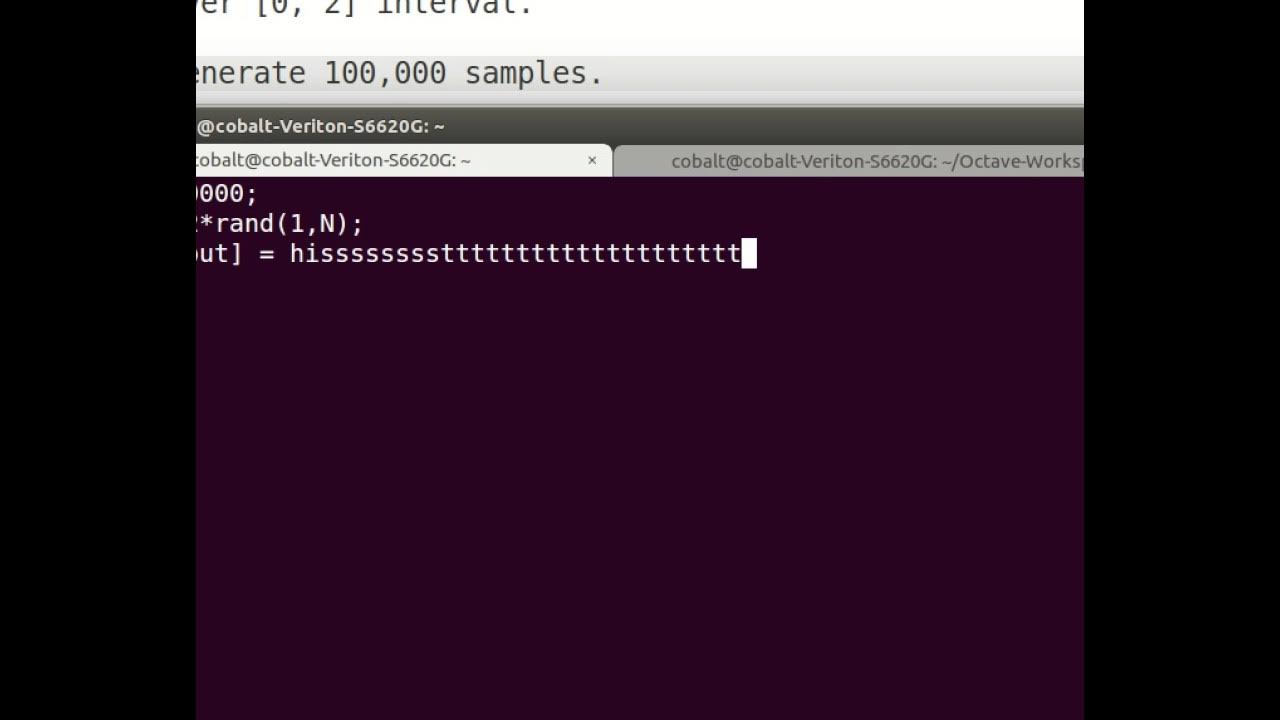 [Octave/Matlab] Uniformly Distributed Random Sequence - YouTube