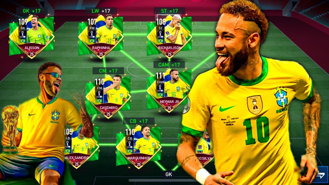 Max Rated Brazil World Cup Best Special Squad In FIFA Mobile 22 - YouTube