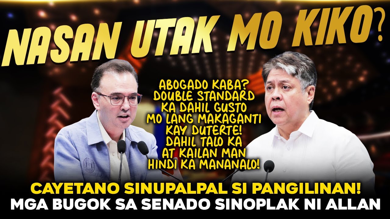 "NASAN UTAK MO?" CAYETANO SINUPALPAL SI PANGILINAN! LACSON SOTTO AT ...