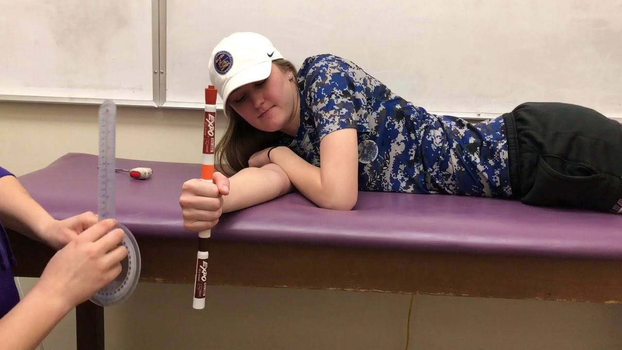 Goniometry for Supination - YouTube