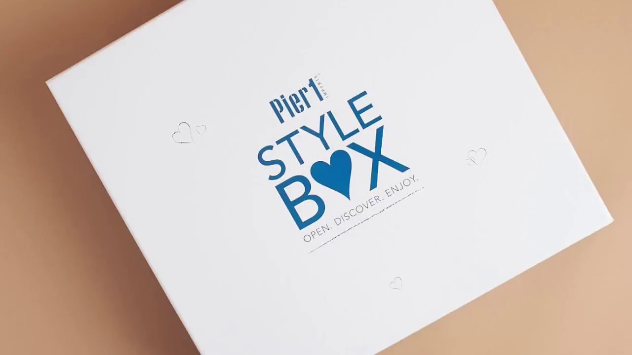 Pier One Style Box Opening - YouTube