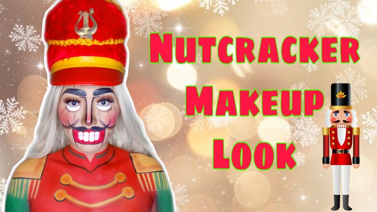 Nutcracker Makeup Look Tutorial | Christmas Look - YouTube