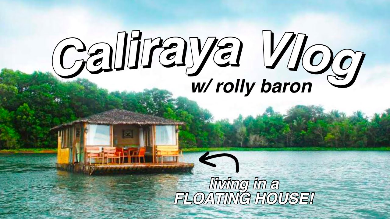 My Trip to Aquascape in lake Caliraya! Living in a FLOATING HOUSE with ...