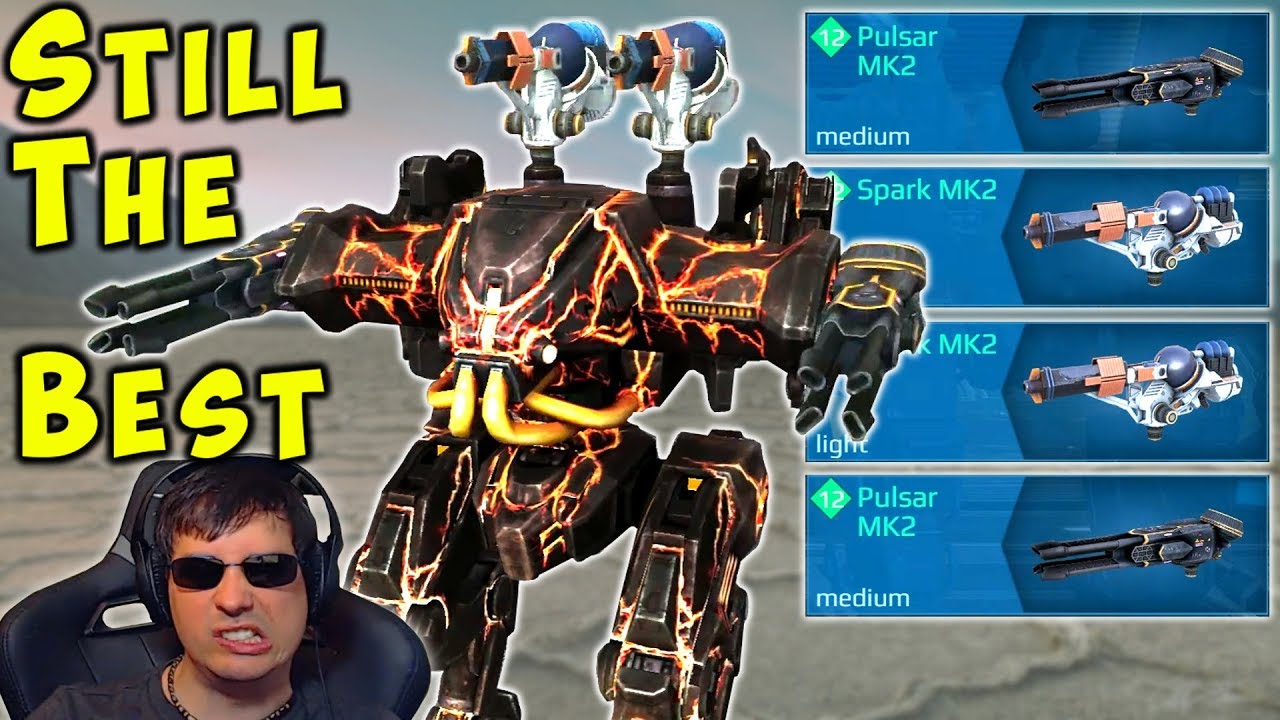 ARES STILL THE BEST - Pulsar Spark Setup - War Robots Mk2 Gameplay WR ...