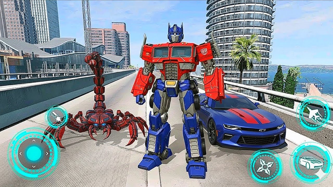 Scorpion Robot Car Transformers Game 2 - Android Gameplay - YouTube