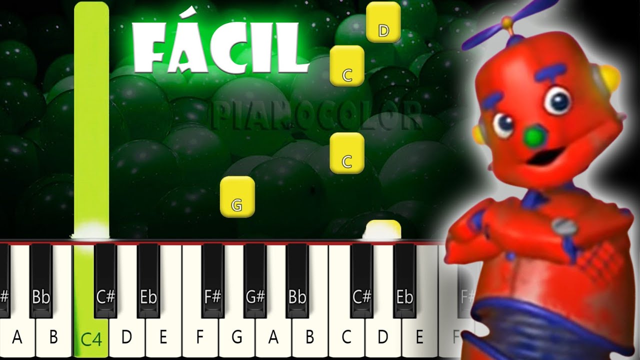 Tori el Robot | Piano Tutorial FÁCIL | Cover | Karaoke - YouTube