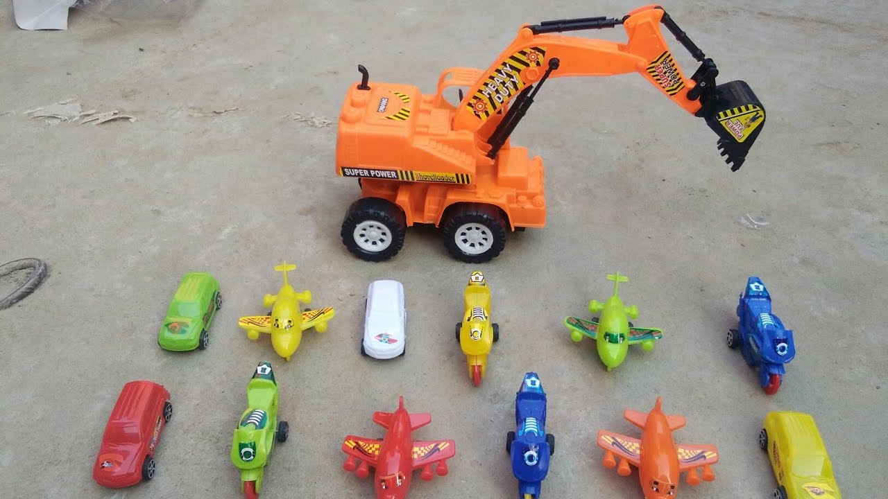 JCB car motor cycle aeroplane all vehicles - YouTube