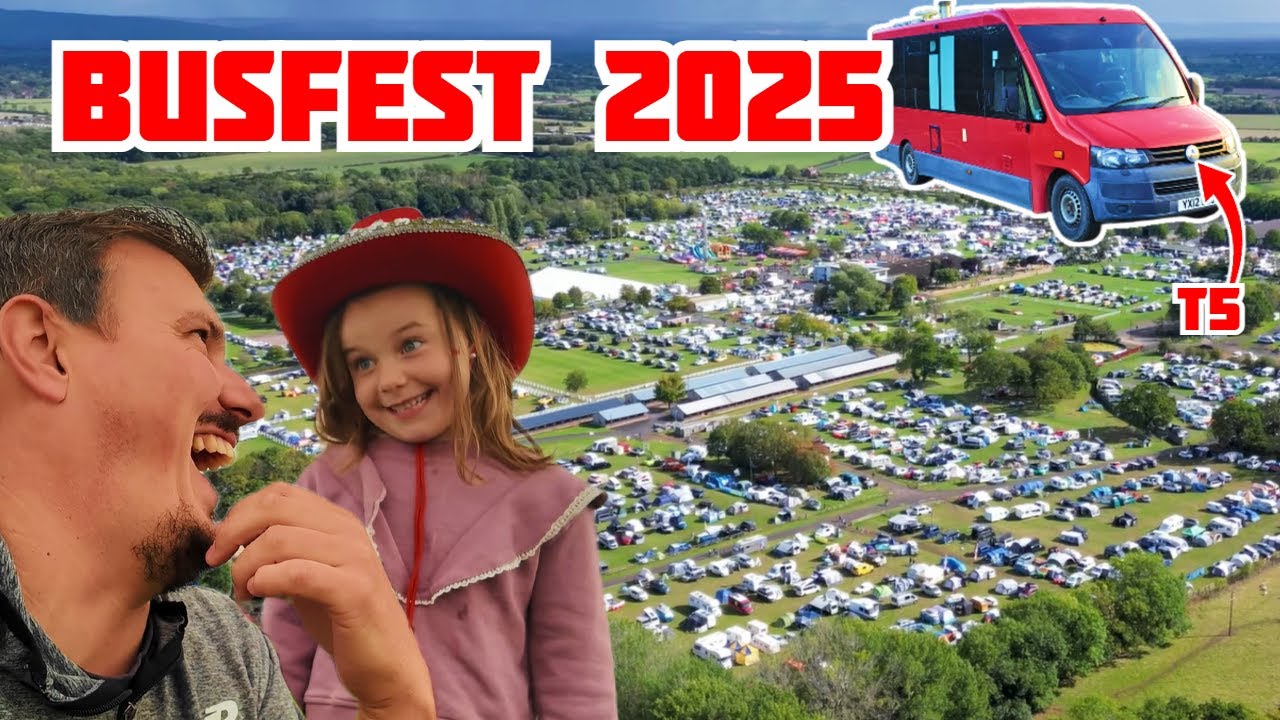 Family Vanlife at the BIGGEST and BEST Bus Festival!? BUSFEST 2025 ...