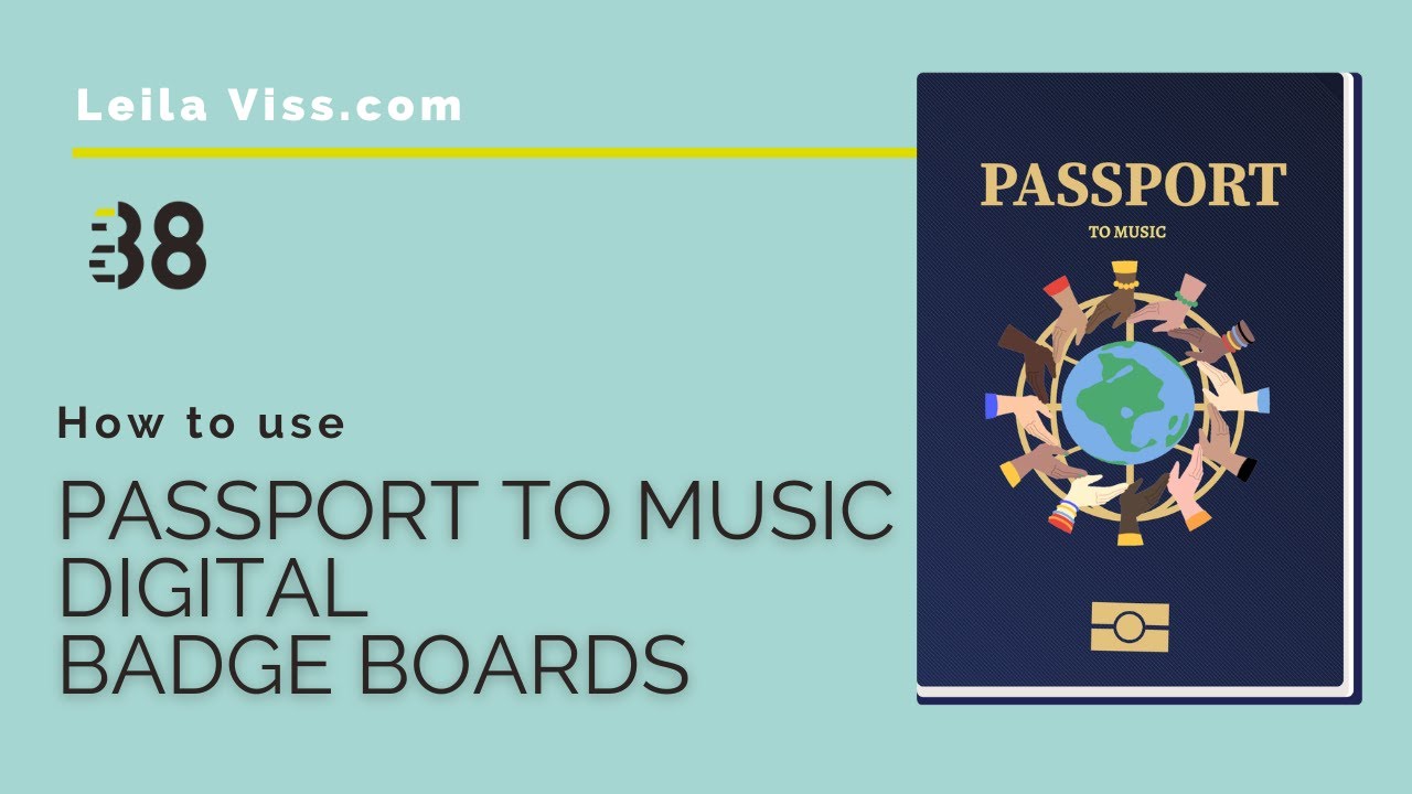 How to Use the Passport to Music Digital Badge Board - YouTube