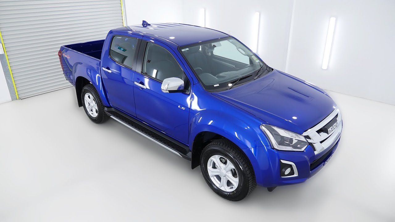 ISUZU D-MAX 4x4 LSU Crew Cab Cobalt Blue Mica Auto Ute I90199706 - YouTube