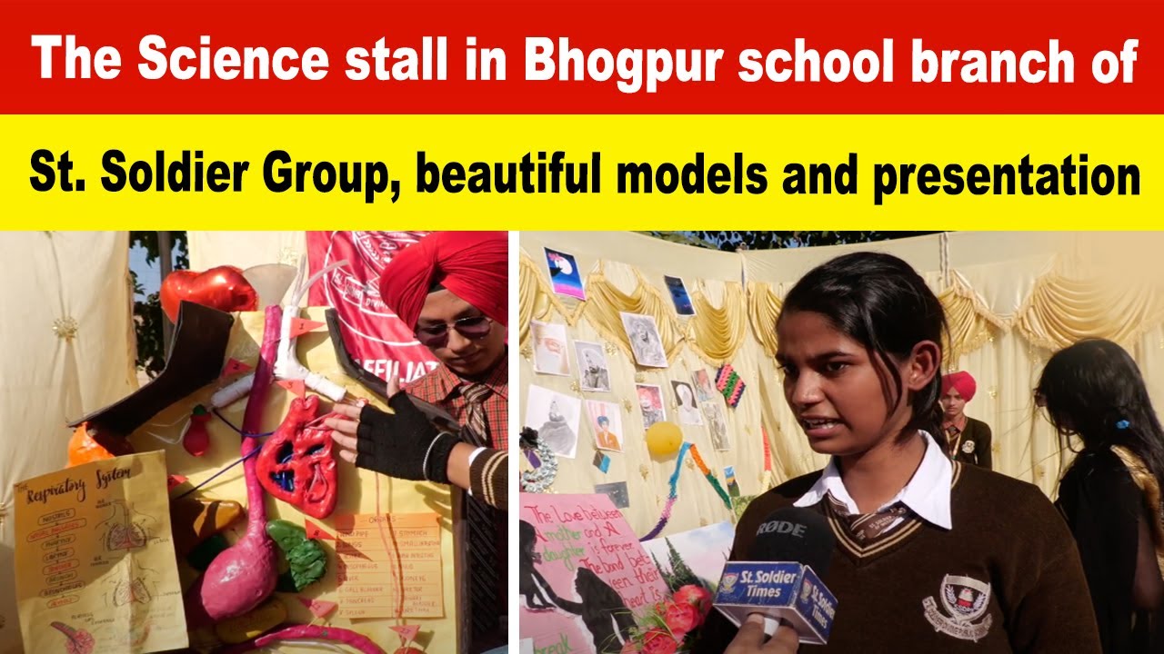 The Science stall in Bhogpur school branch of St. Soldier Group ...