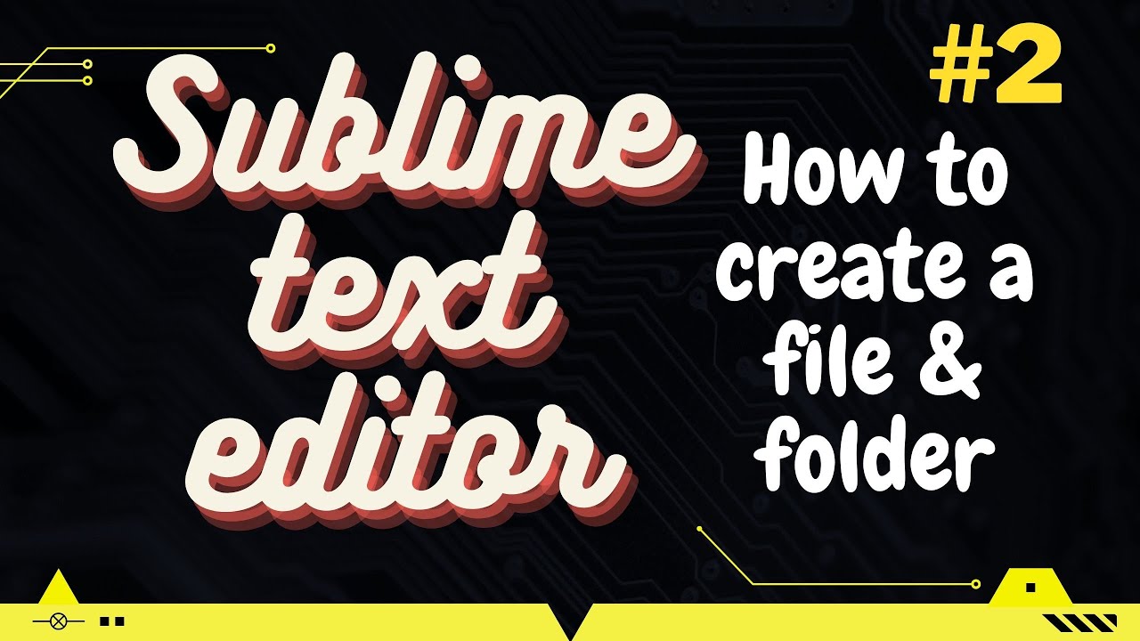 How To Create A File Folder In Sublime Text Editor YouTube how-to-create-a-file-folder-in-sublime-text-editor-youtube