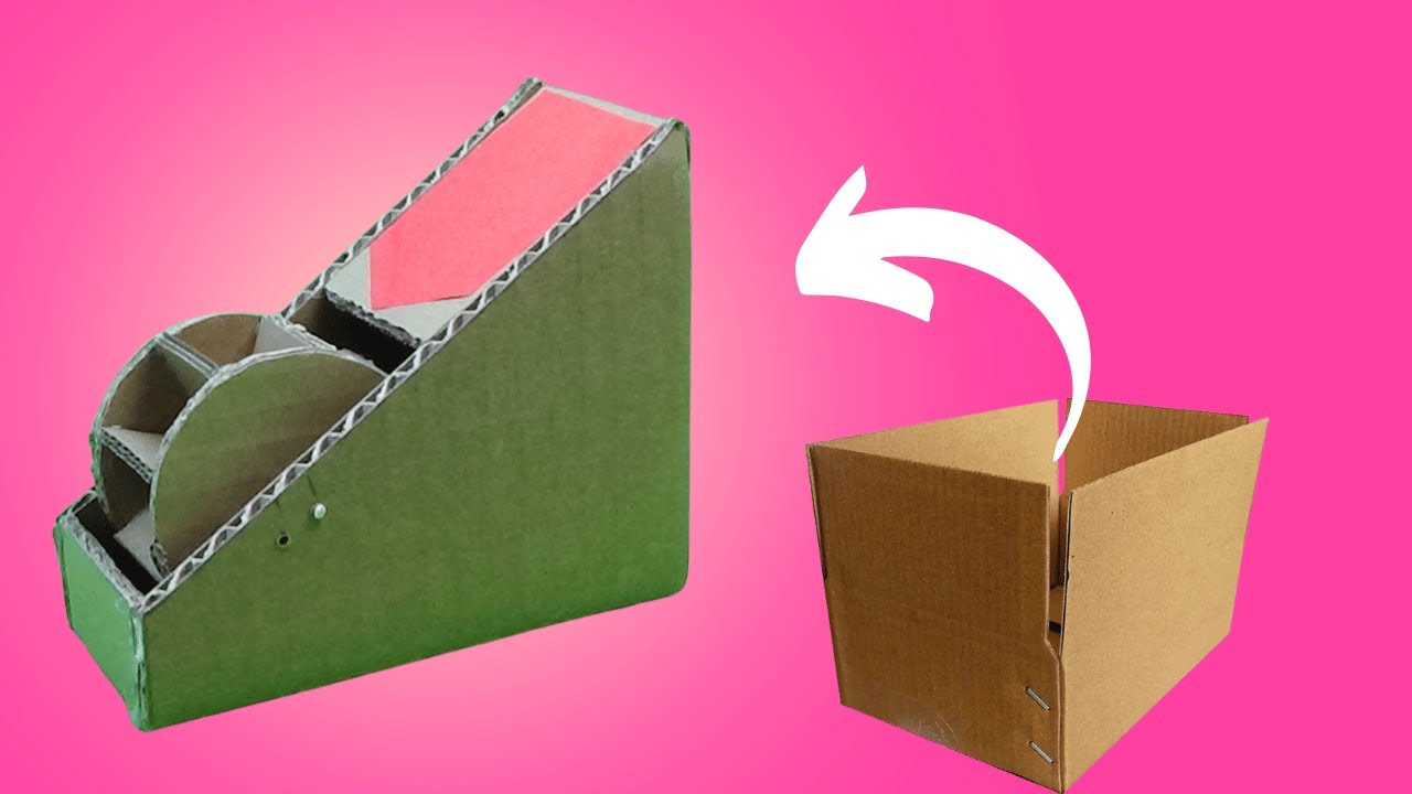 DIY Super Cute Coin Bank Box From Cardboard Save Money & Get Creative ...